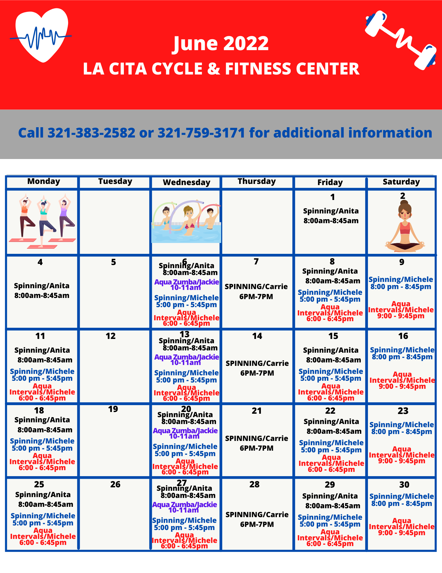 Calendar - La Cita Country Club