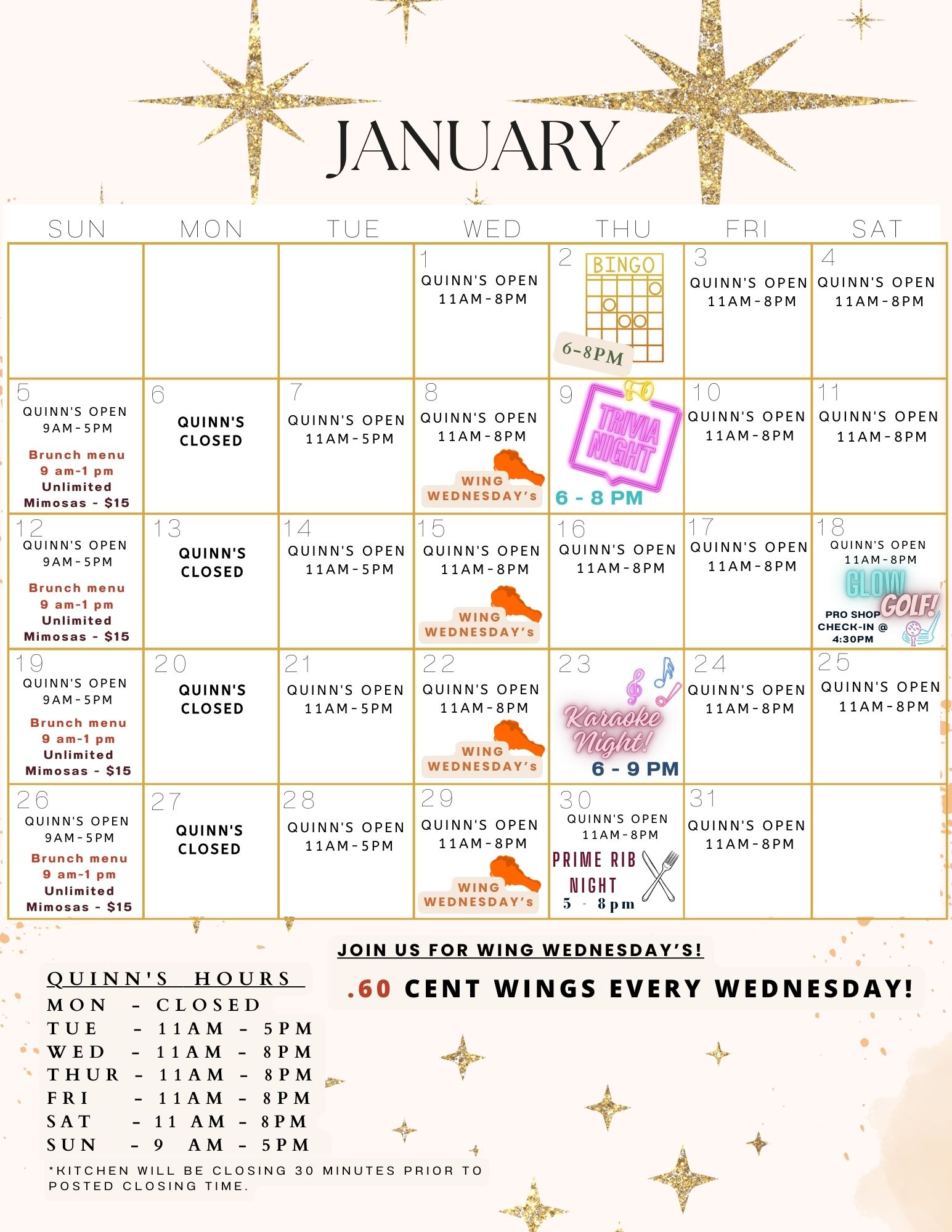 Calendar - La Cita Country Club